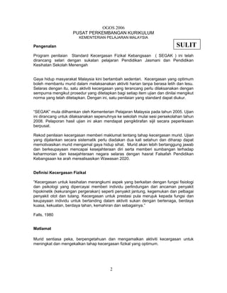 Buku panduan segak | DOC