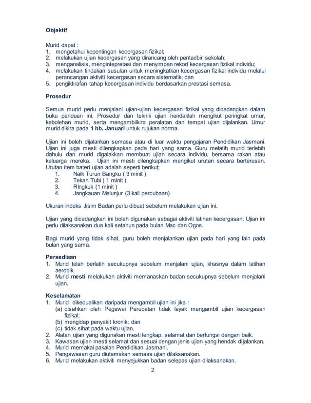 Buku panduan SEGAK | DOC