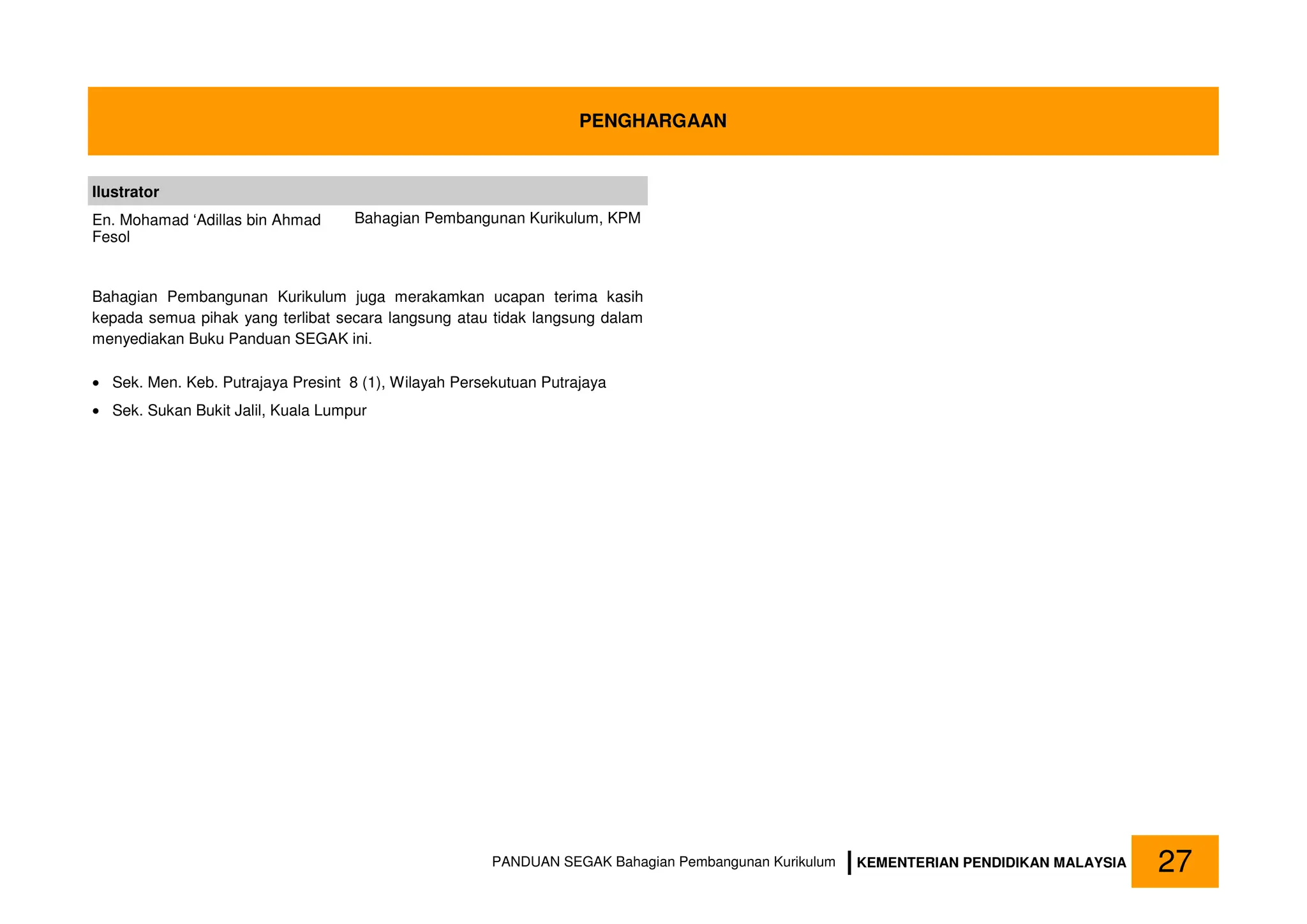 BUKU_PANDUAN_SEGAK.pdf Sekolah Sekolah Rendah | PDF