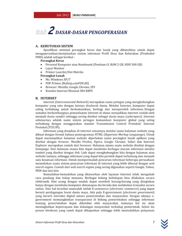 Buku panduan si prodeskel pmd | PDF