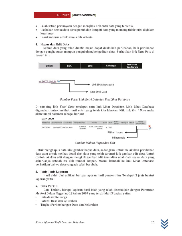 Buku panduan si prodeskel pmd | PDF
