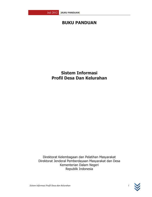 Buku panduan si prodeskel pmd | PDF