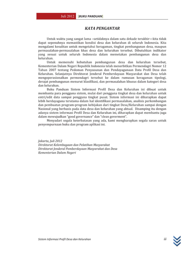 Buku panduan si prodeskel pmd | PDF