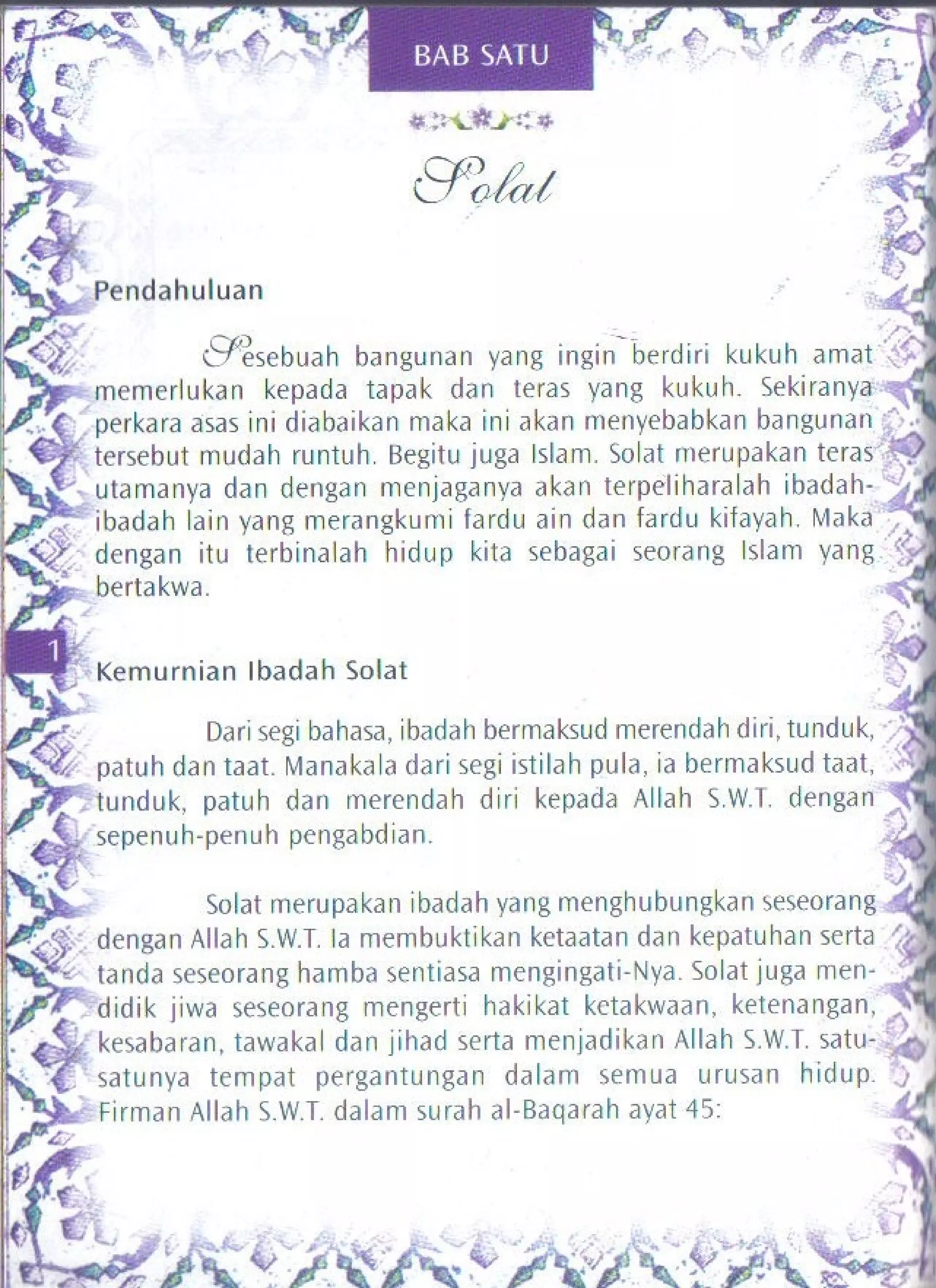 Buku panduan solat | PDF