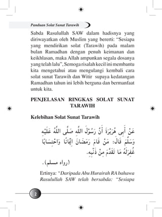 Buku panduan solat tarawih | PDF