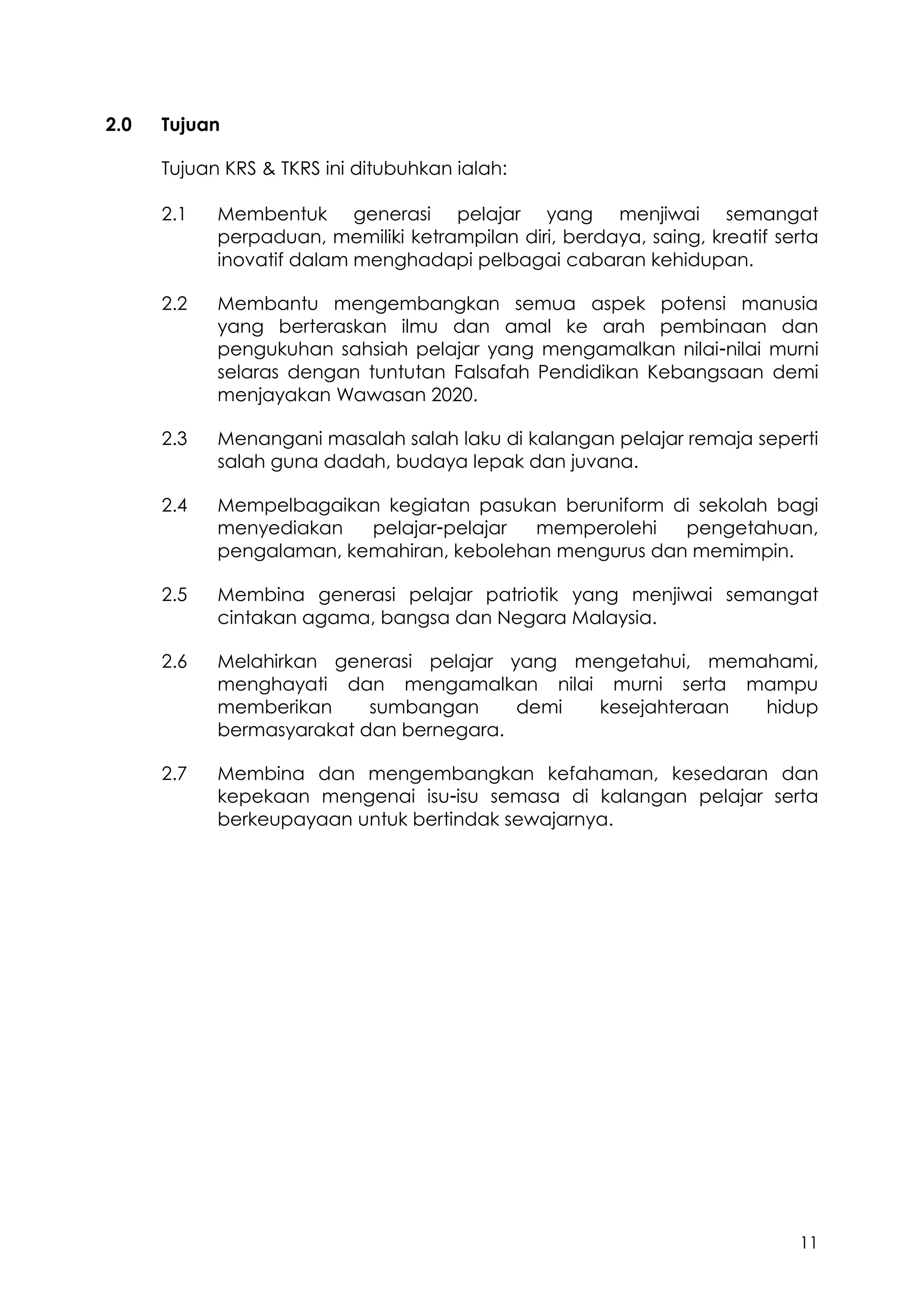 Buku Panduan Unit Beruniform TKRS | PDF