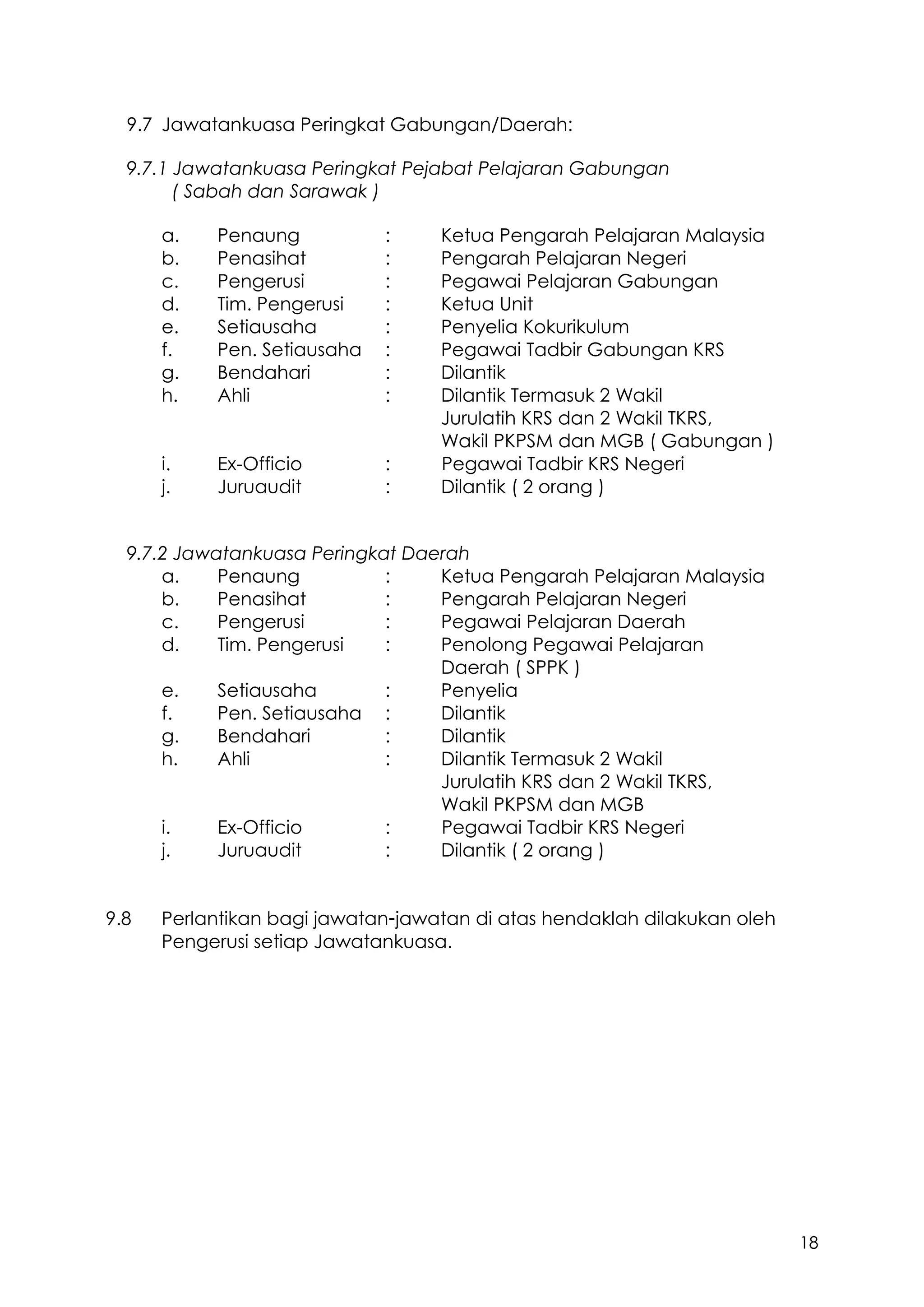 Buku Panduan Unit Beruniform TKRS | PDF