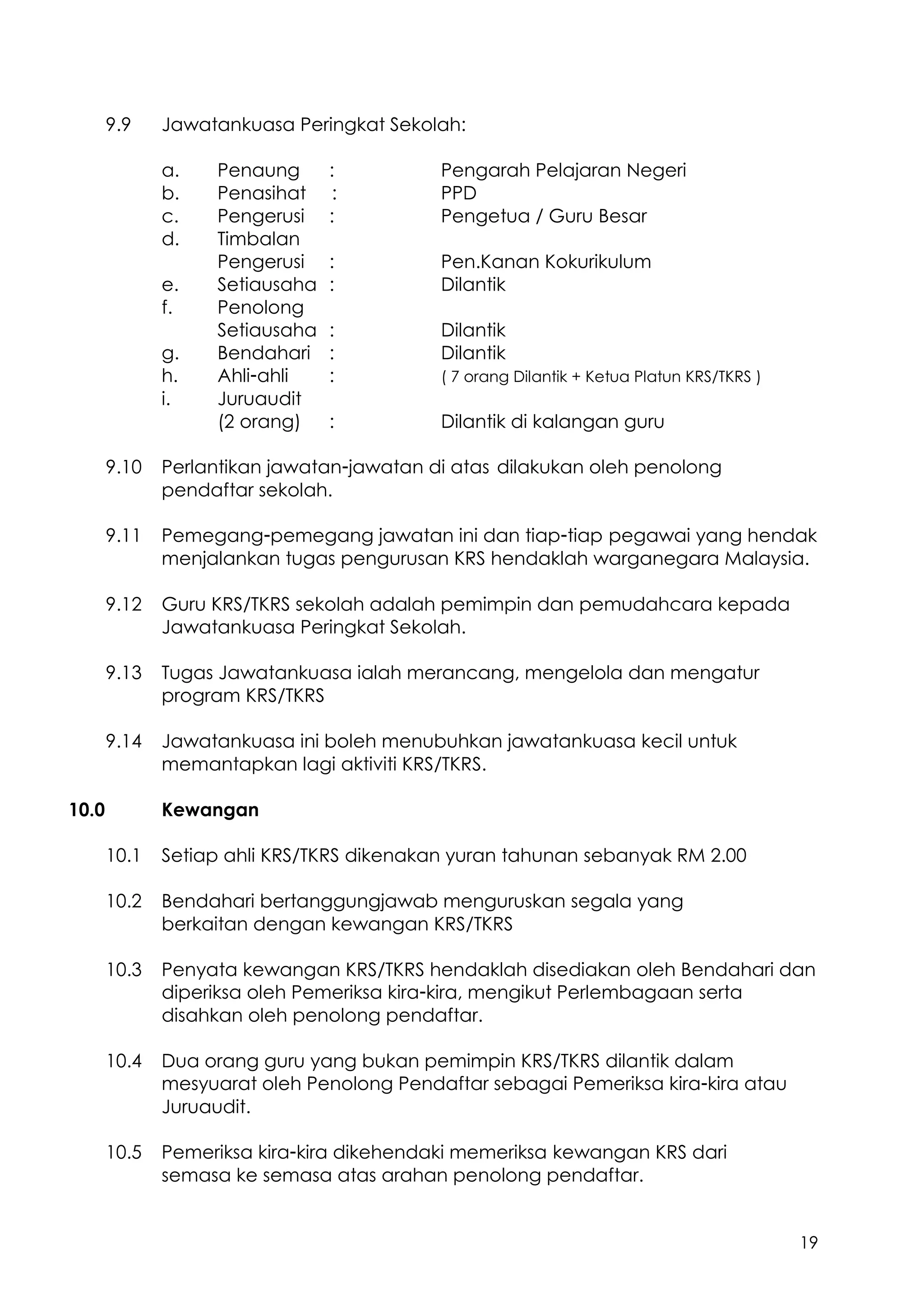 Buku Panduan Unit Beruniform TKRS | PDF