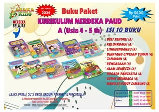 Paket Buku Kurikulum Merdeka PAUD Usia 5-6 Tahun | PDF