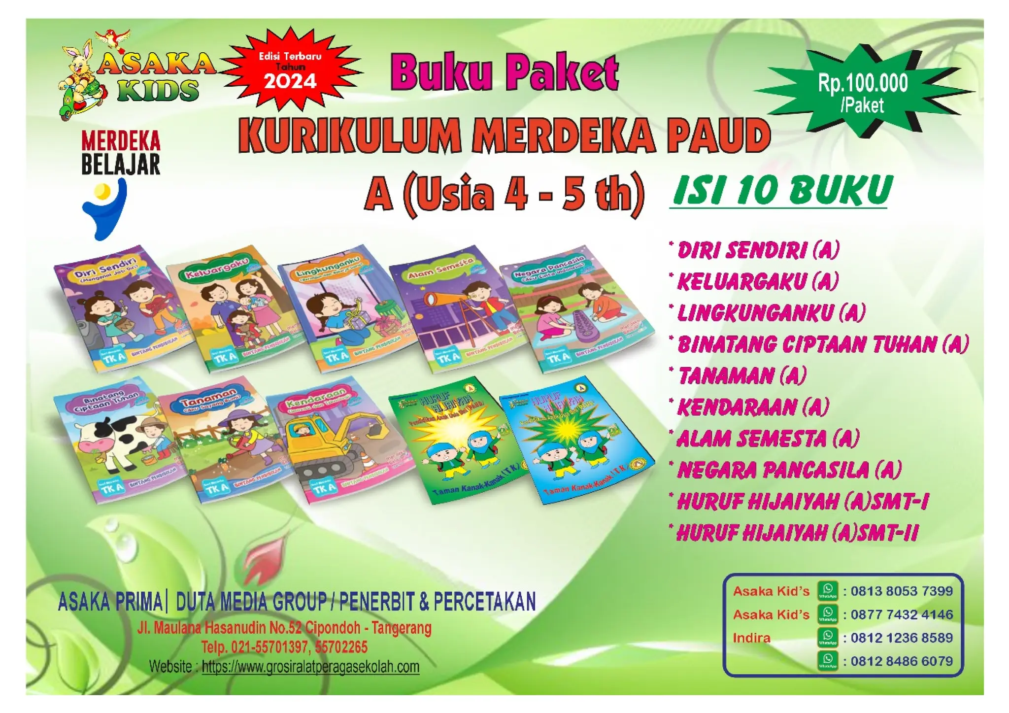 TERBARU BUKU PAUD TK KUMER 2025 TK B DAN TK A | PDF