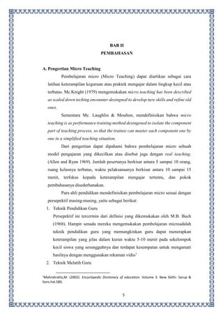 Media Pembelajaran Micro Teaching | PDF