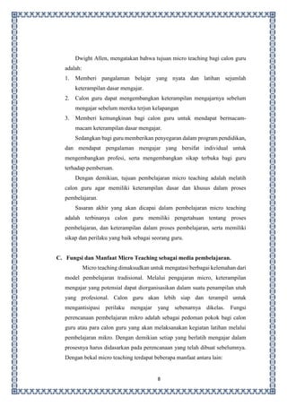 Media Pembelajaran Micro Teaching | PDF