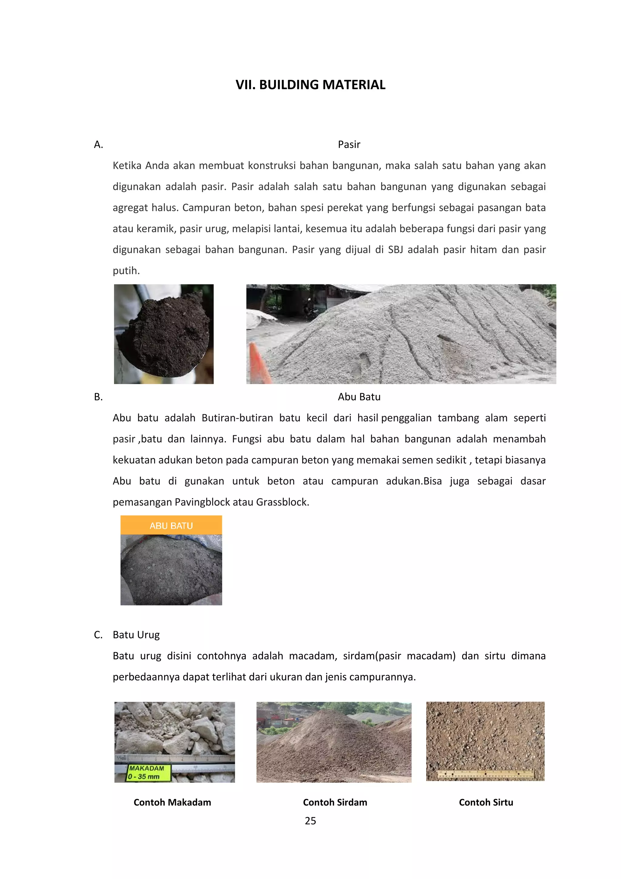 Buku pedoman Building Material | PDF