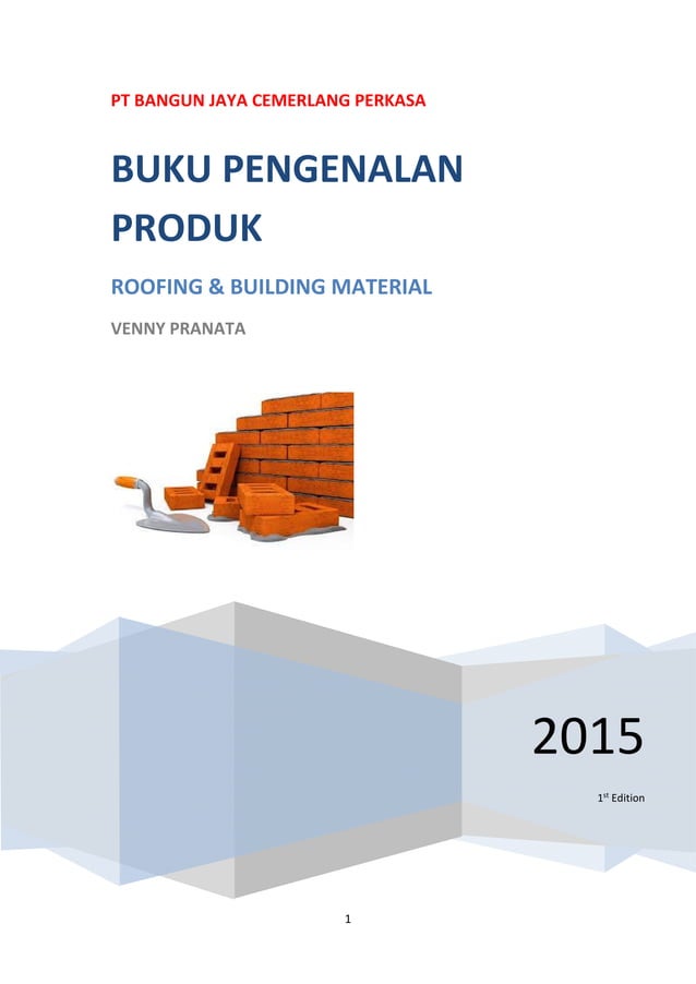 Buku pedoman Building Material | PDF