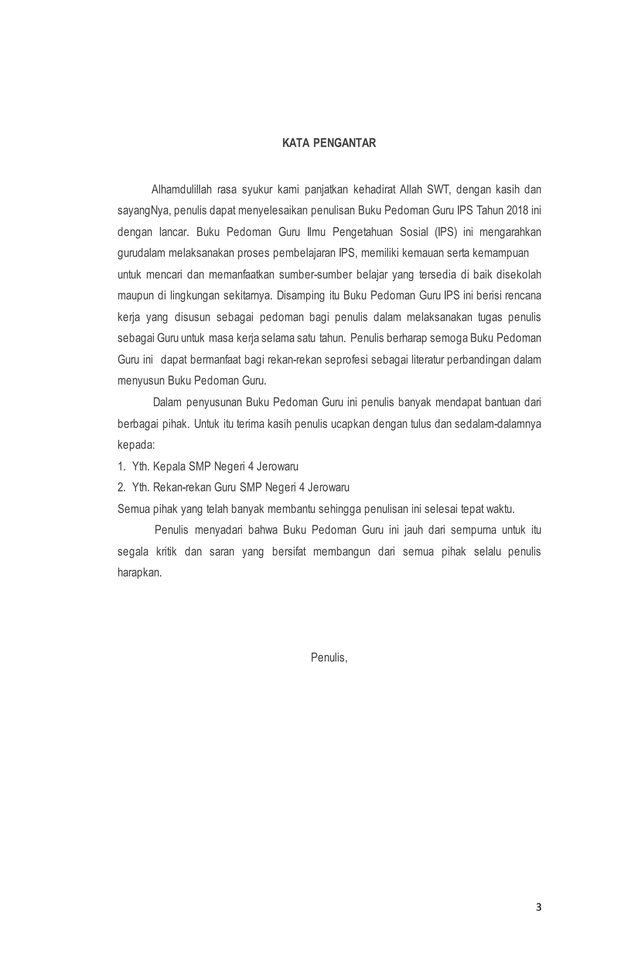 Buku Pedoman Guru | DOCX