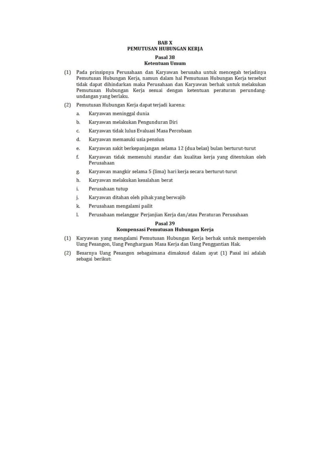 Buku pedoman karyawan, peraturan perusahaan, dan tata tertib kerja | PDF