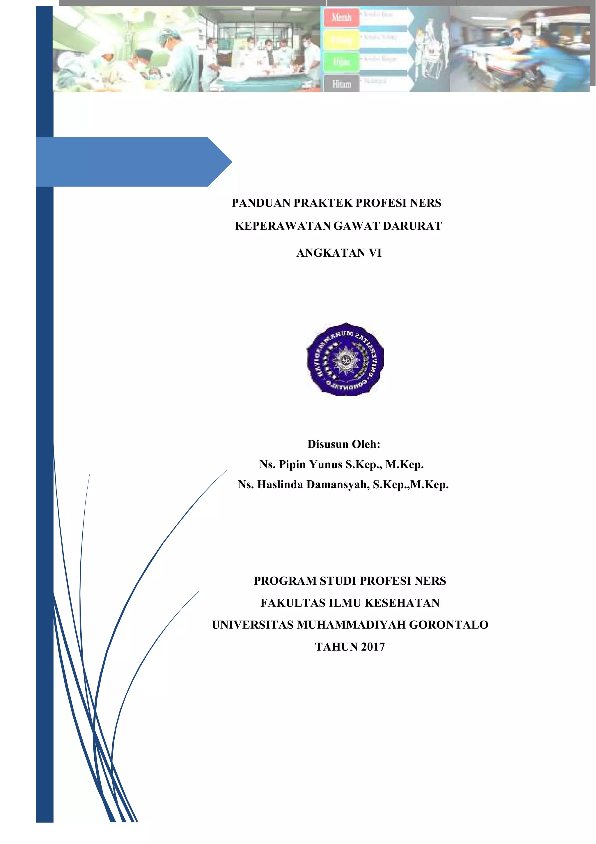 Buku pedoman kerja keperawatan gawat darurat ners vi | PDF