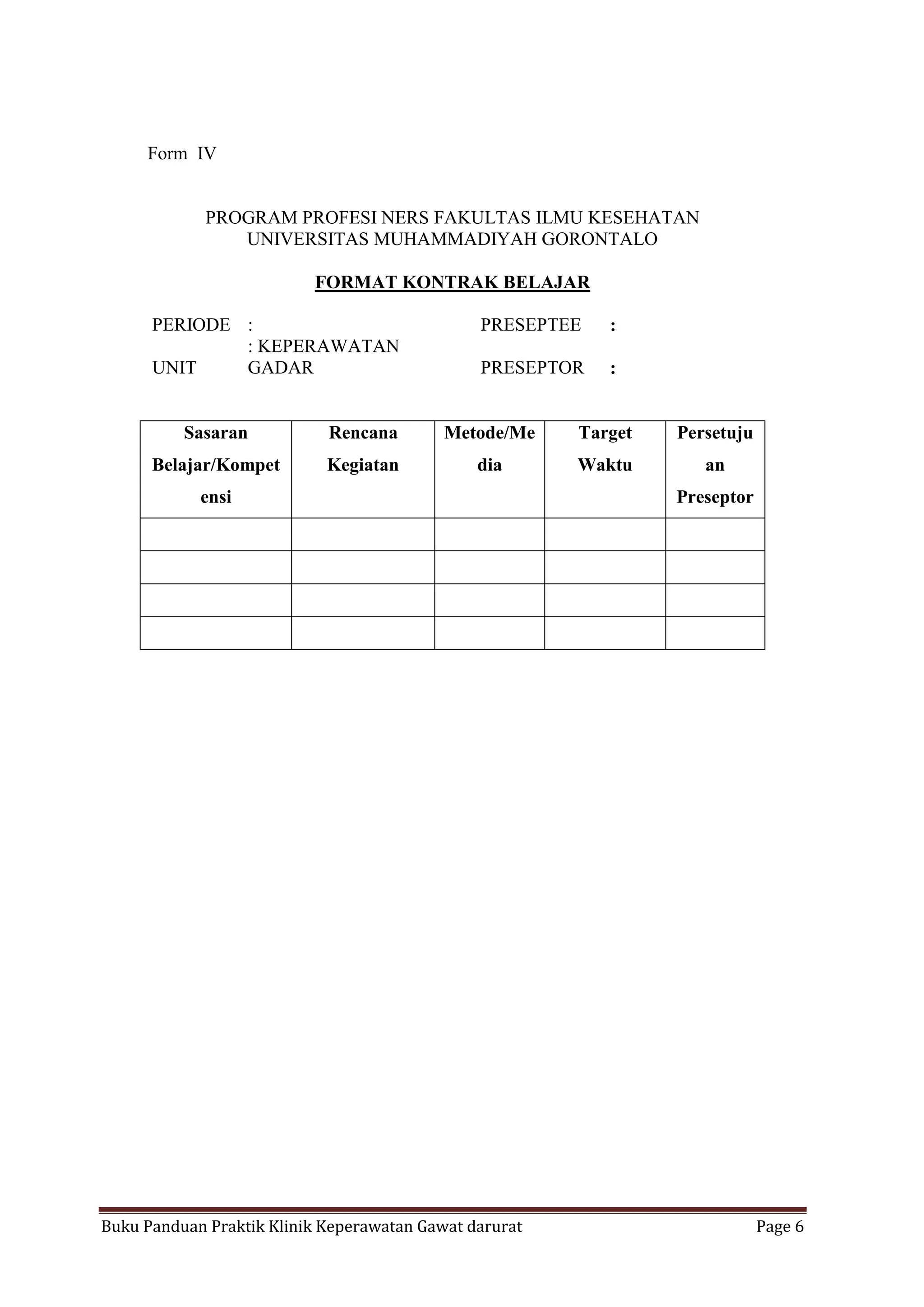 Buku pedoman kerja keperawatan gawat darurat ners vi | PDF