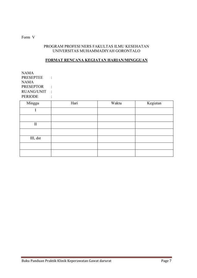 Buku pedoman kerja keperawatan gawat darurat ners vi | PDF