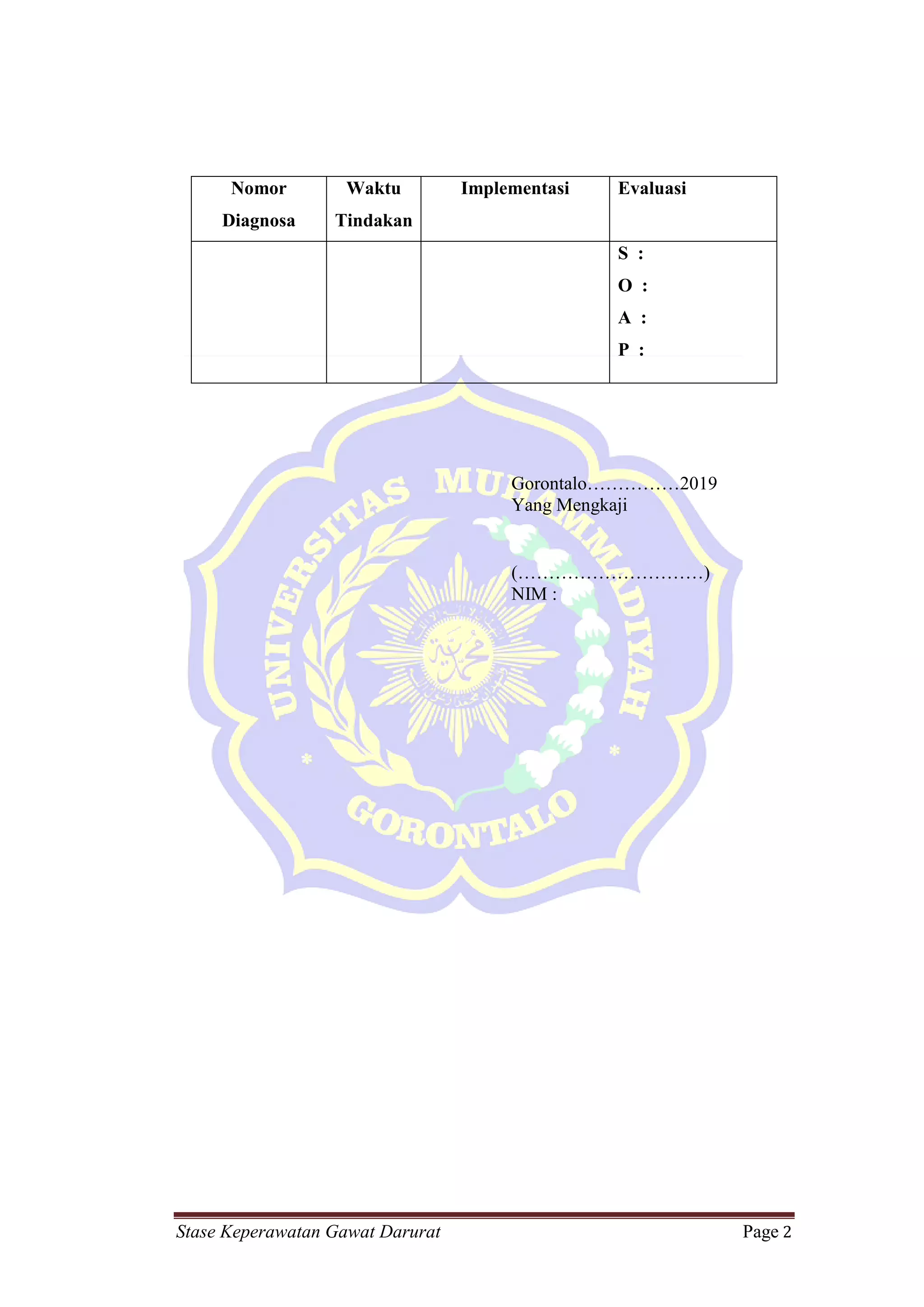 Buku pedoman kerja keperawatan Gawat Garurat Ners VII | PDF