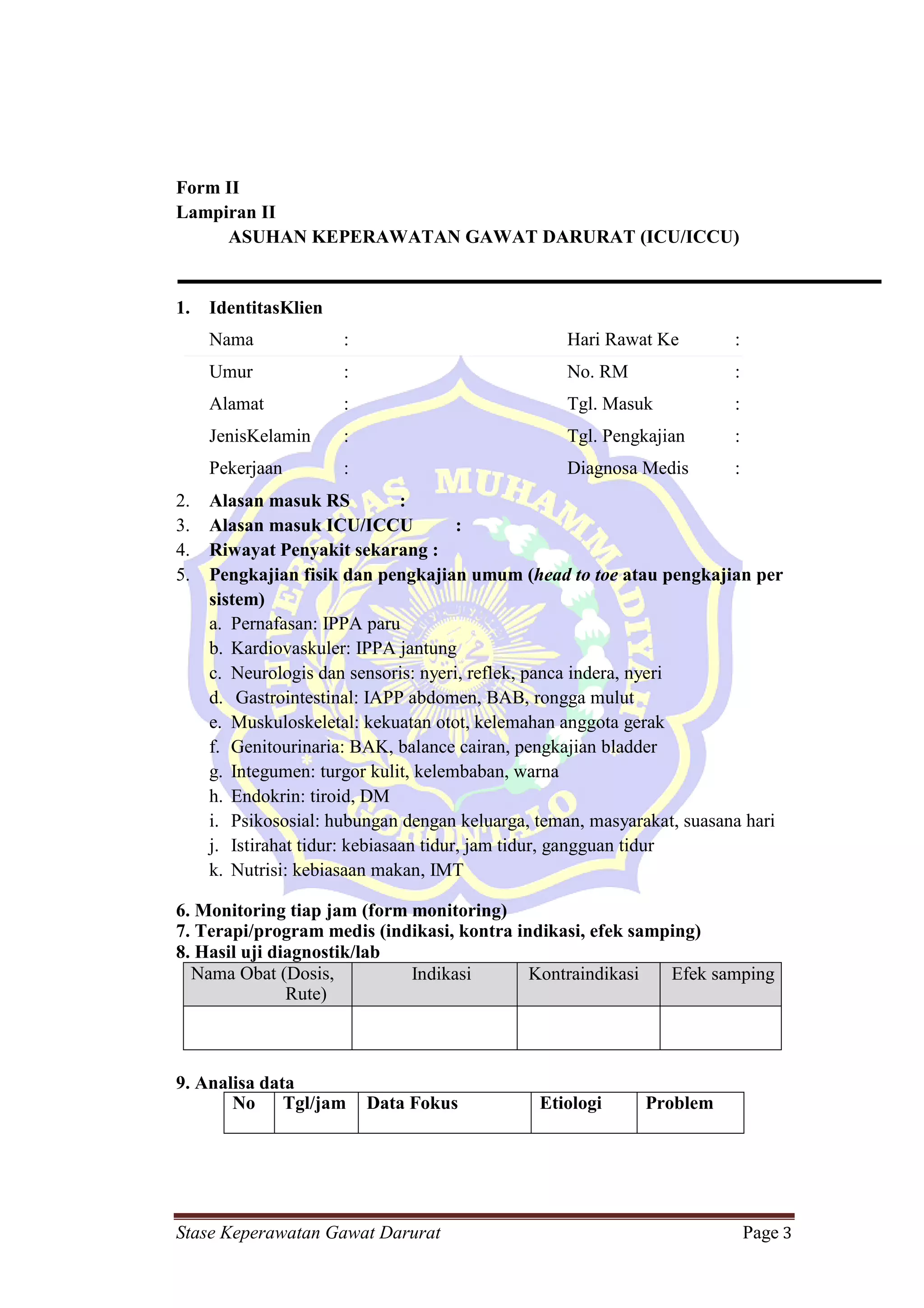 Buku pedoman kerja keperawatan Gawat Garurat Ners VII | PDF