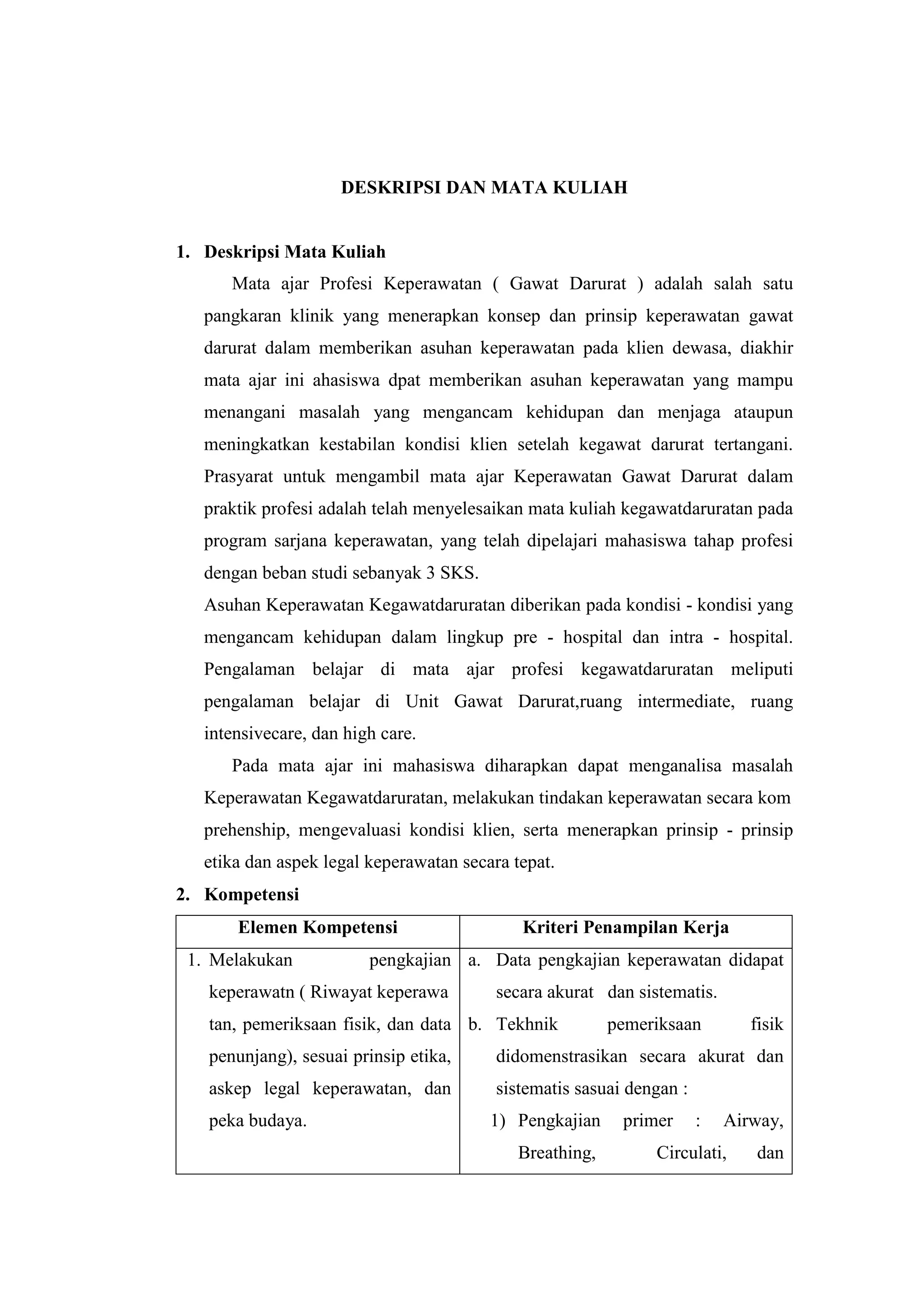 Buku pedoman kerja keperawatan Gawat Garurat Ners VII | PDF