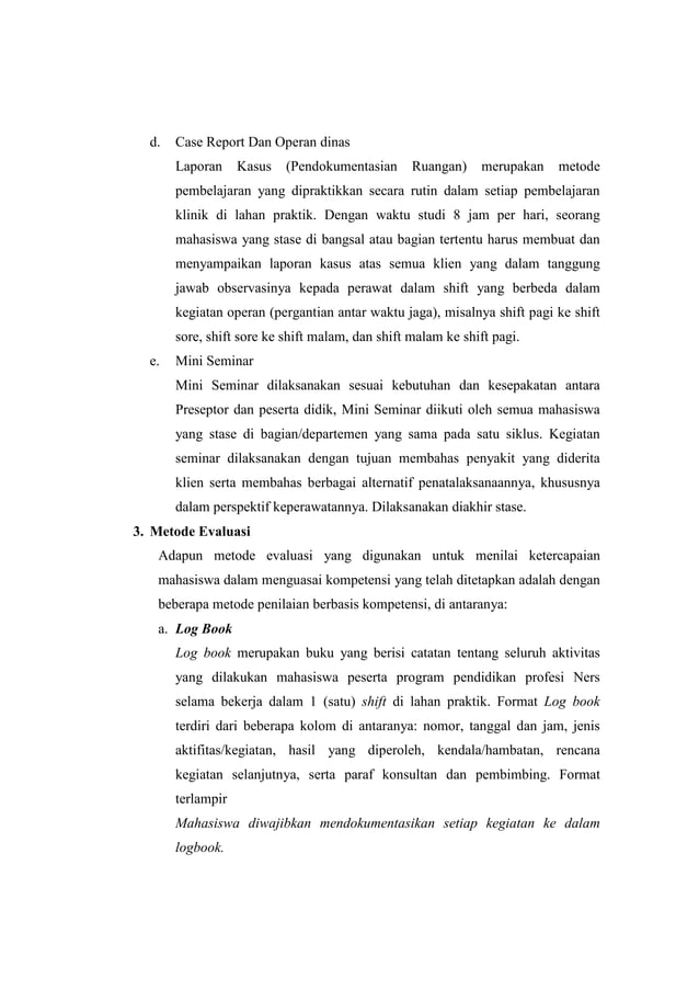 Buku pedoman kerja keperawatan Gawat Garurat Ners VII | PDF