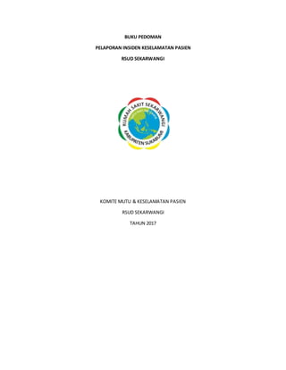 Buku pedoman keselamatan pasien | DOCX