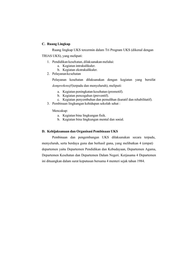 Buku pedoman, modul dan pmateri dokter kecil | PDF