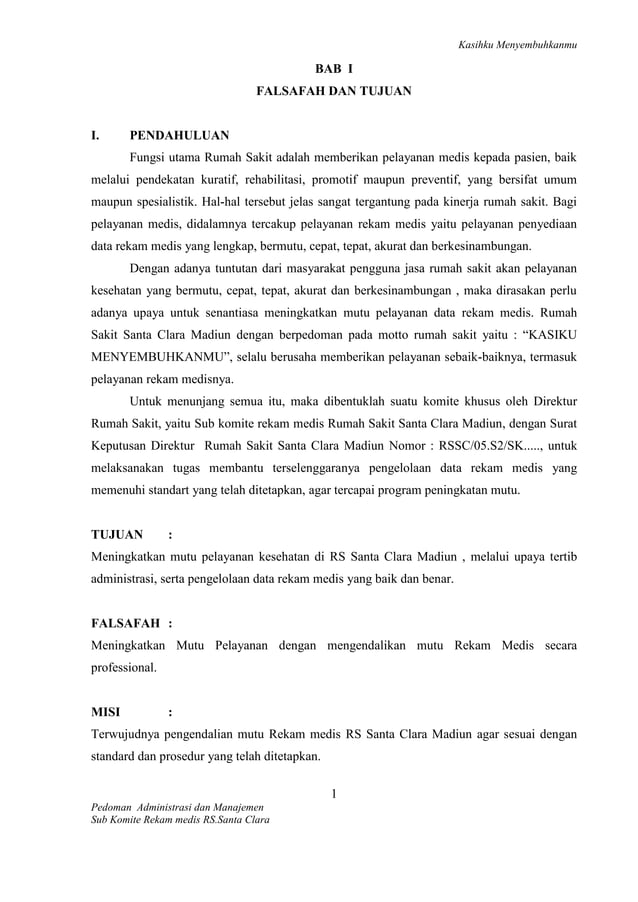 Buku pedoman rm | PDF