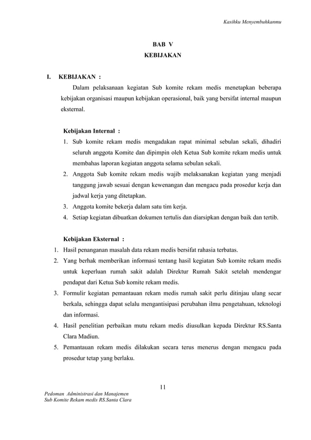 Buku pedoman rm | PDF