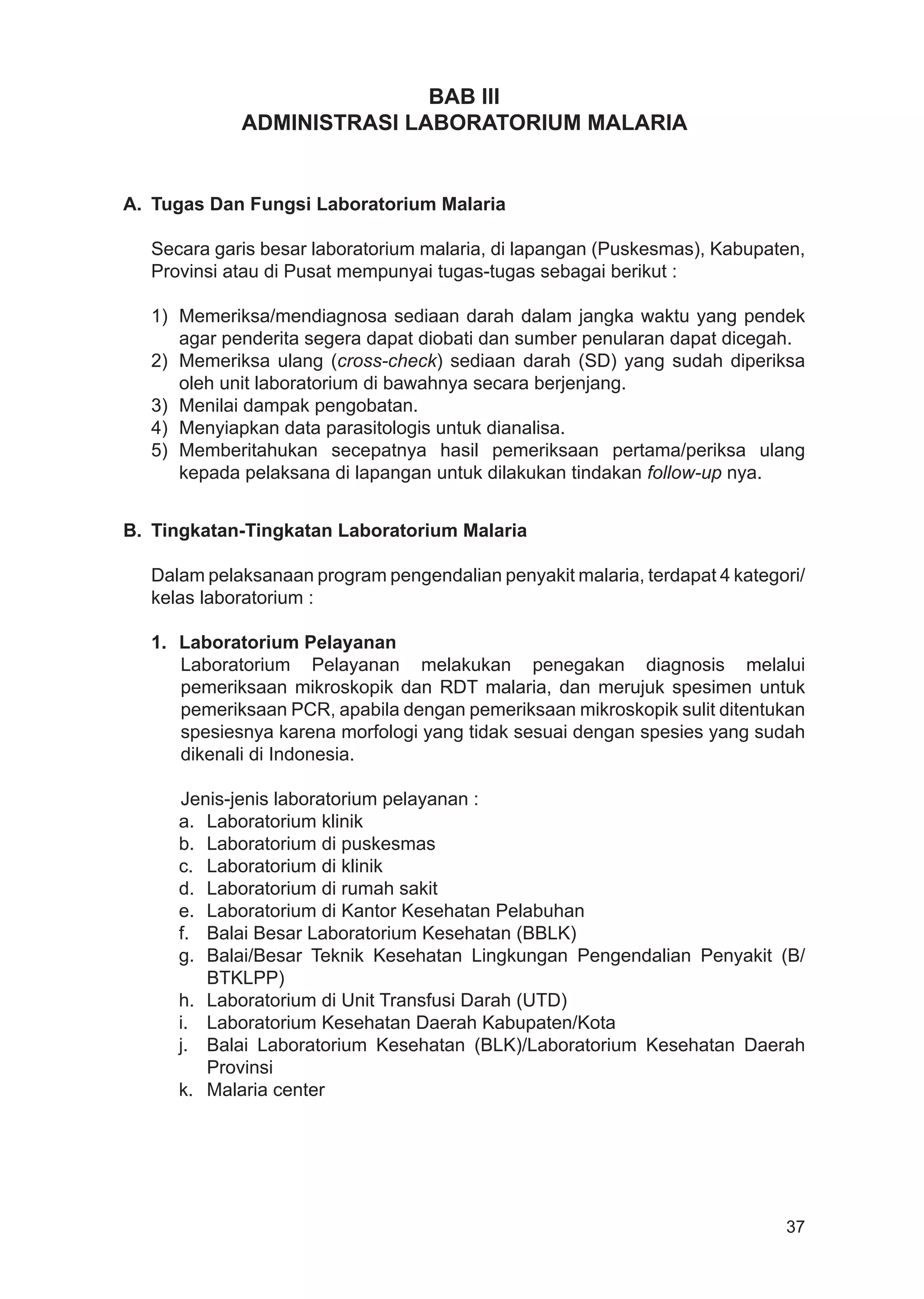 Buku pedoman teknis pemeriksaan parasit malaria | PDF