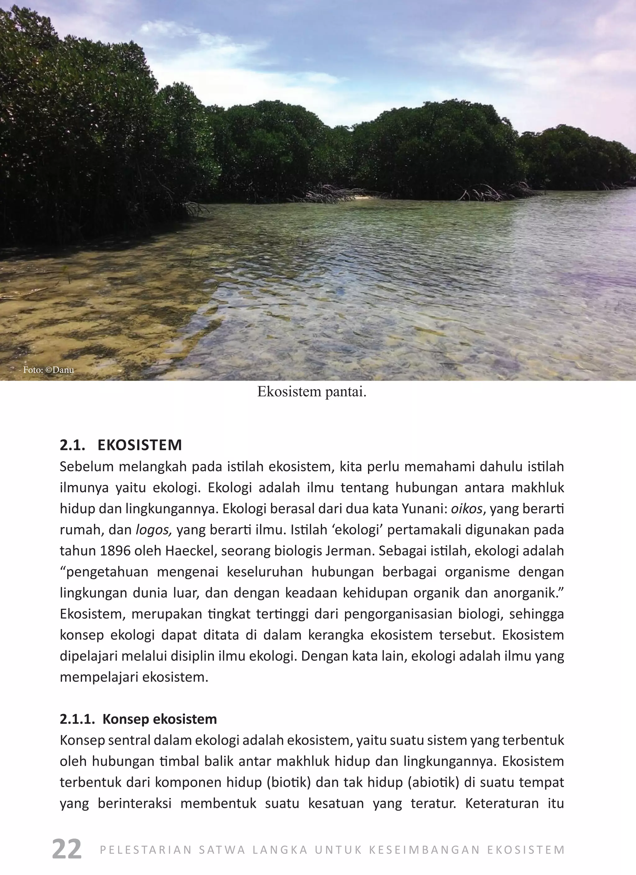 Buku pelestarian satwa untuk keseimbangan ekosistem | PDF