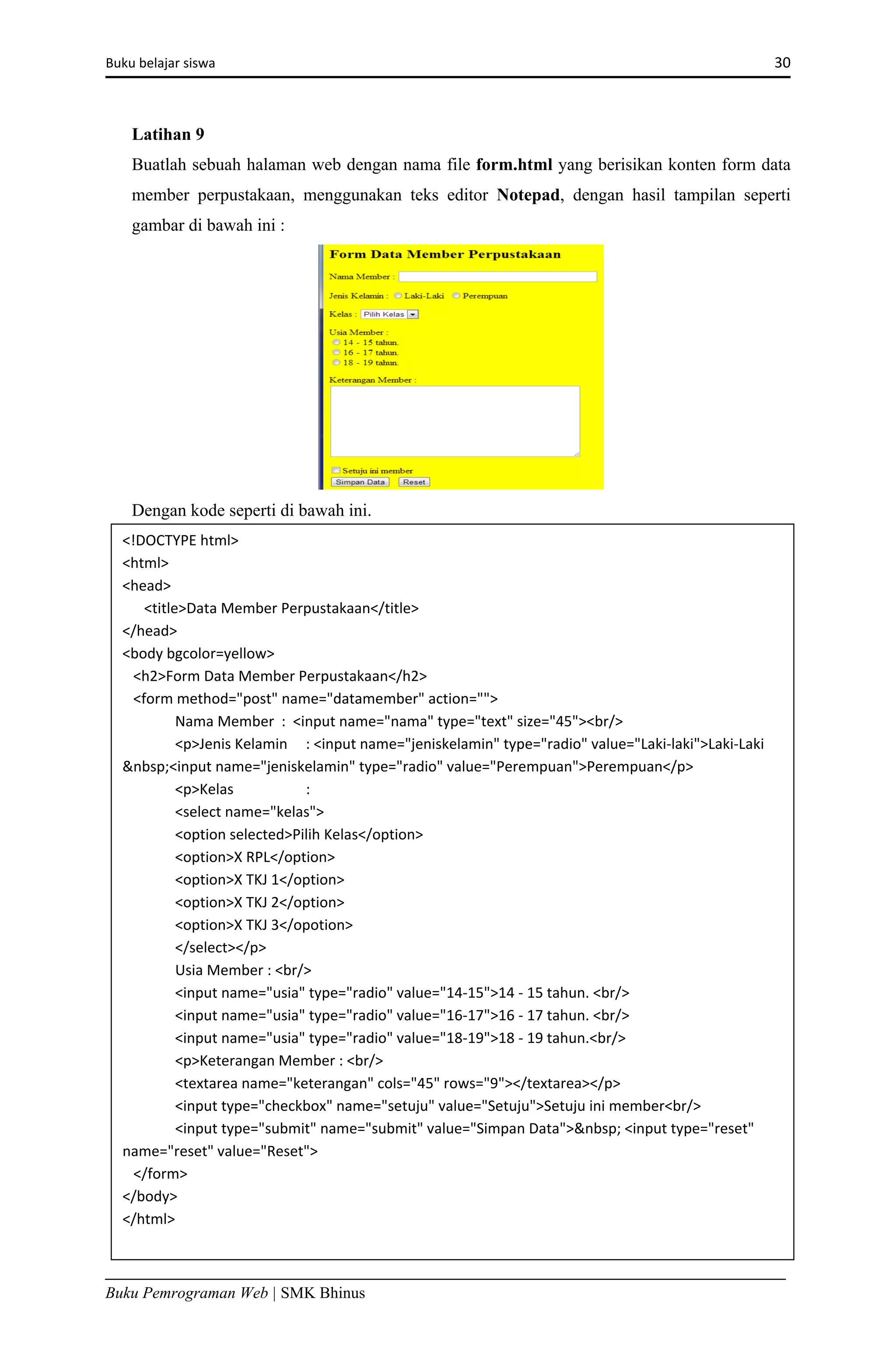 Buku pemrograman web html-css-javascript | PDF