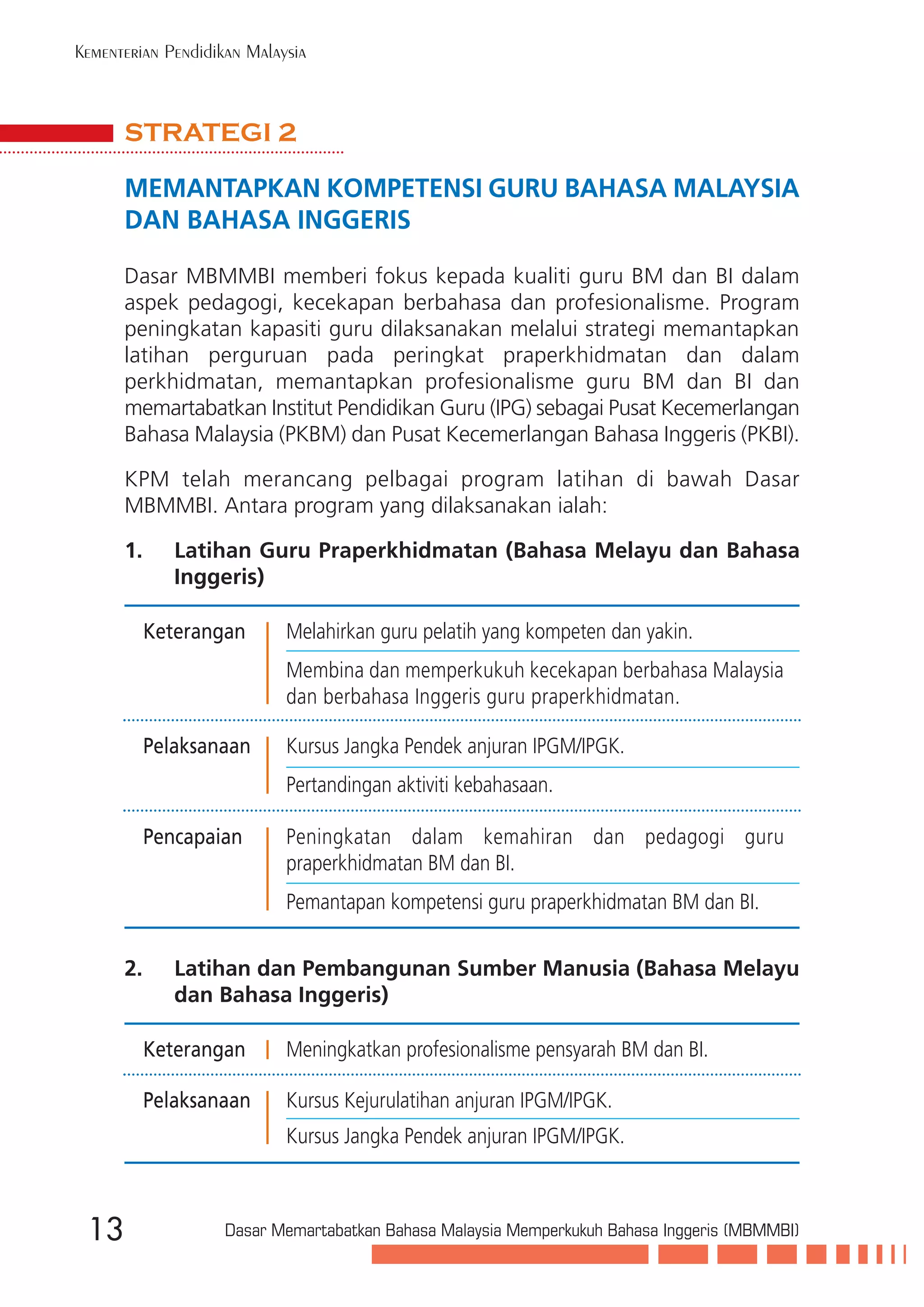 Buku Penerangan Dasar MBMMBI | PDF