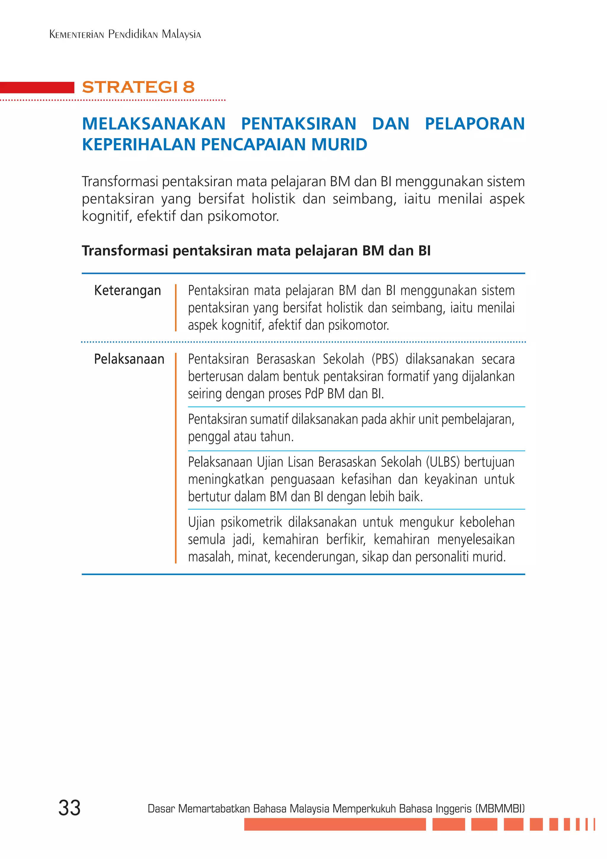 Buku Penerangan Dasar MBMMBI | PDF