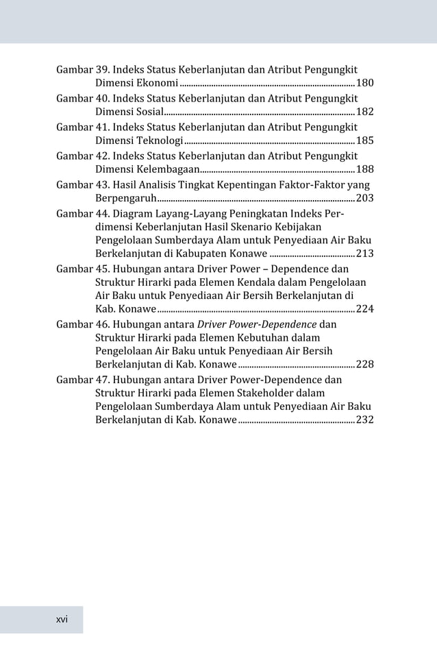 PENGELOLAAN SUMBERDAYA ALAM UNTUK PENYEDIAAN AIR BAKU BERKELANJUTAN | PDF