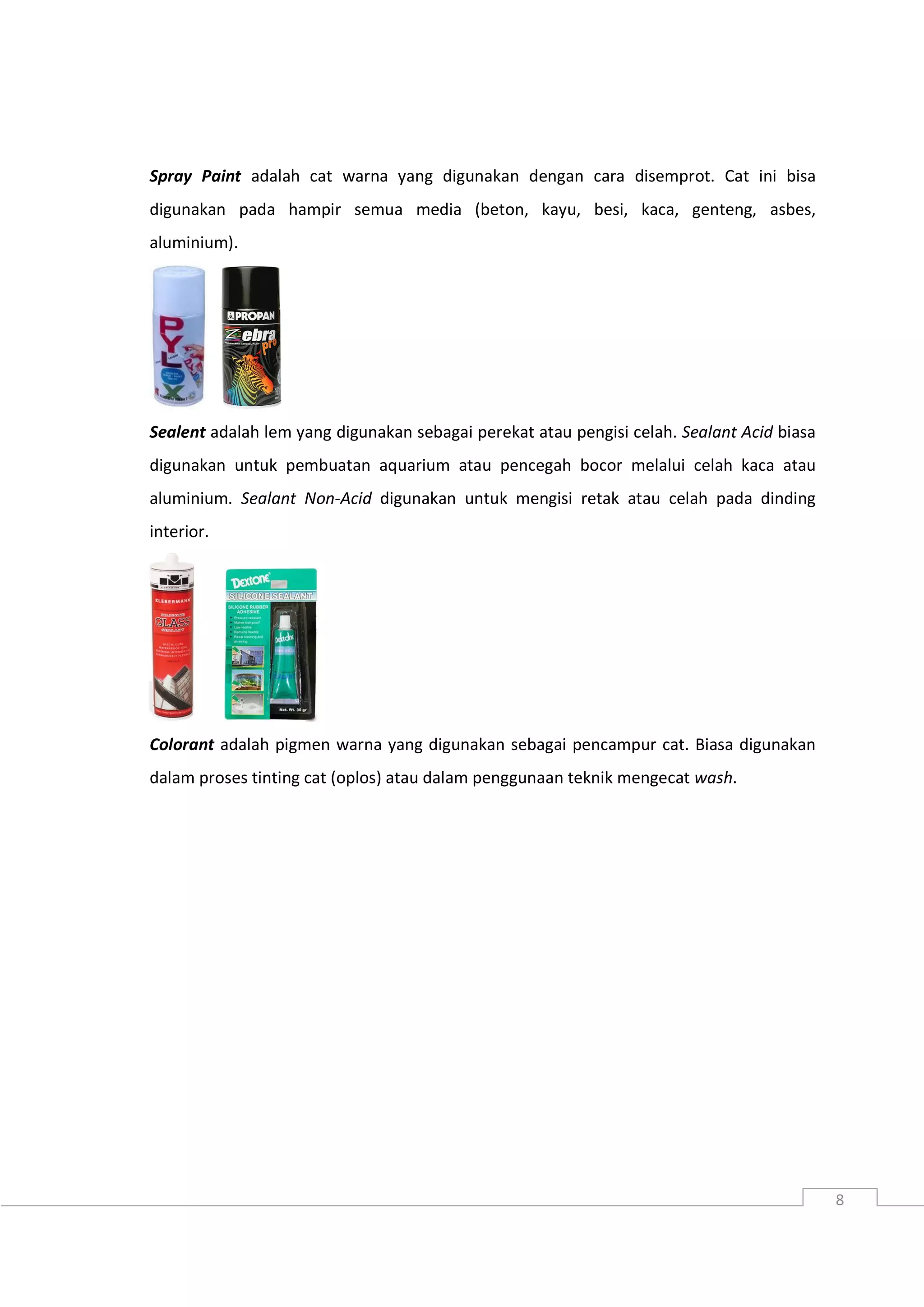 Buku pengenalan produk paint and coating | PDF