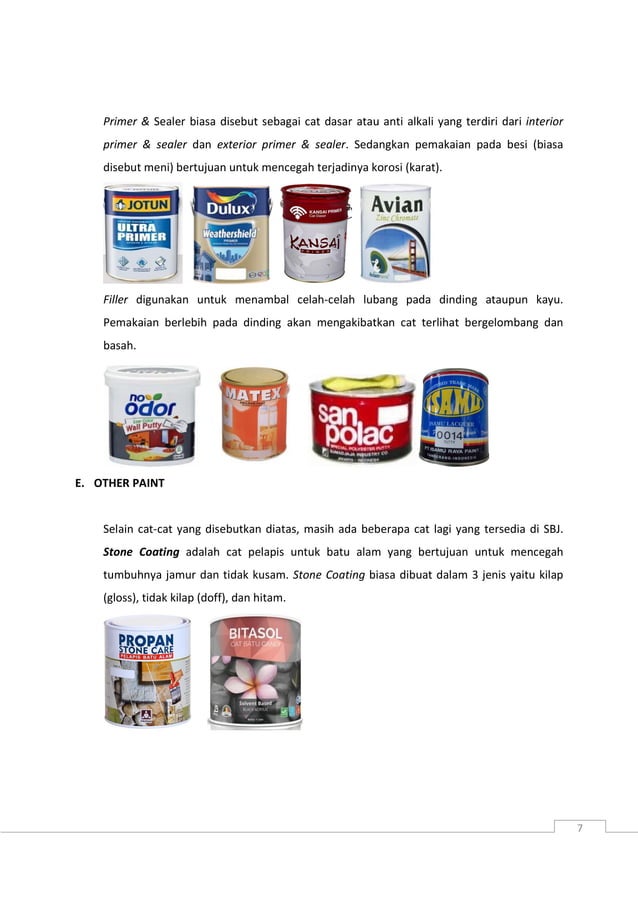 Buku pengenalan produk paint and coating | PDF
