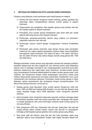 Buku penggunaan peta gempa indonesia 2010 final | PDF