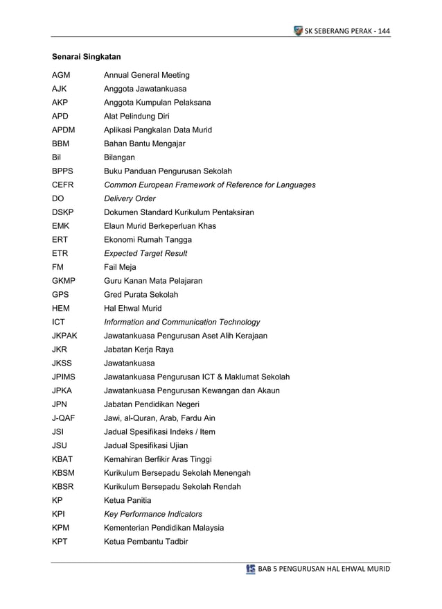 BUKU PENGURUSAN HAL EHWAL MURID 2024 SEKOLAH RENDAH | DOC
