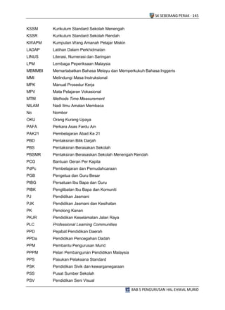 BUKU PENGURUSAN HAL EHWAL MURID 2024 SEKOLAH RENDAH | DOC