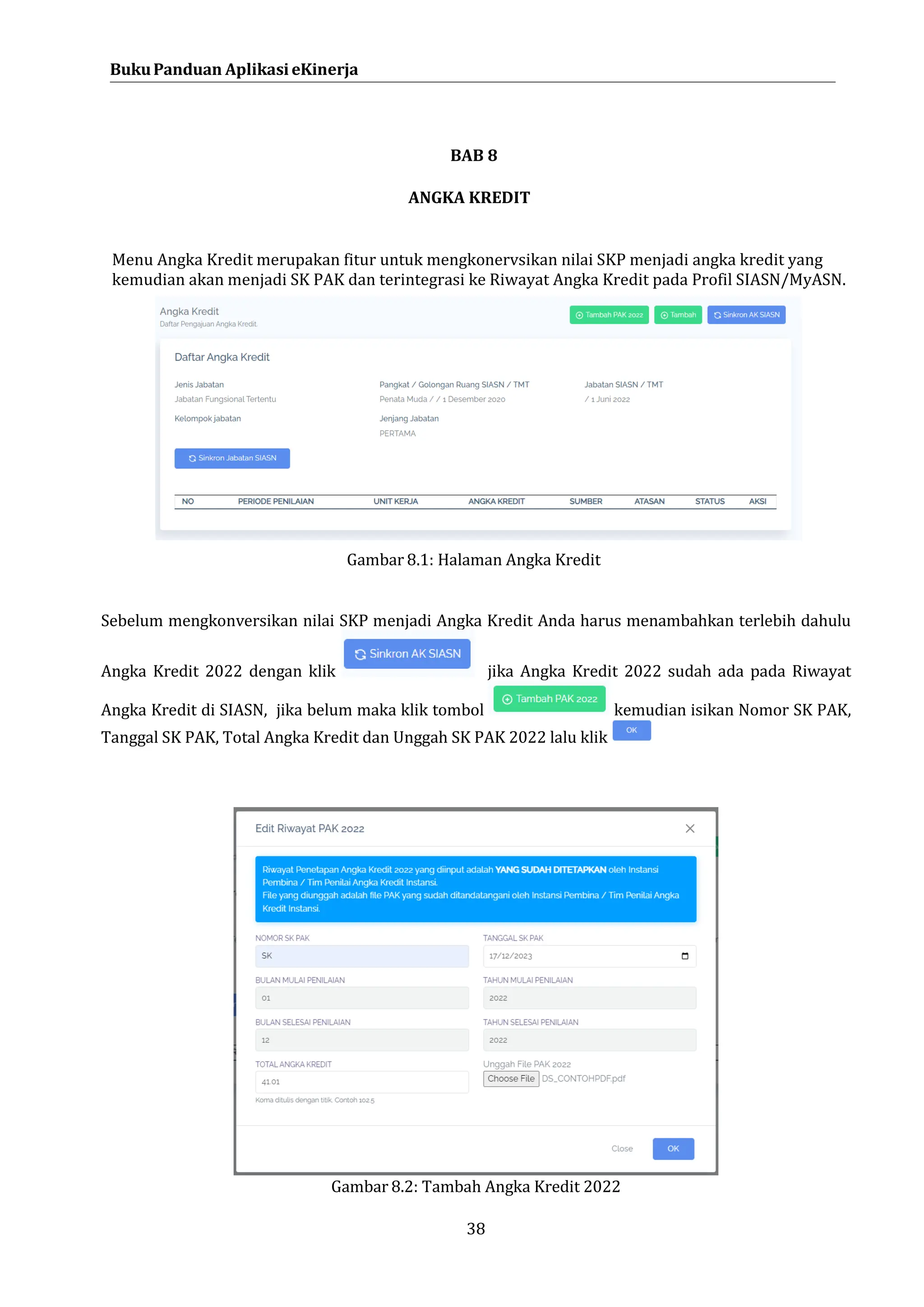 Buku Panduan Aplikasi eKinerja | PDF