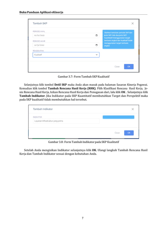Buku Panduan Aplikasi eKinerja | PDF