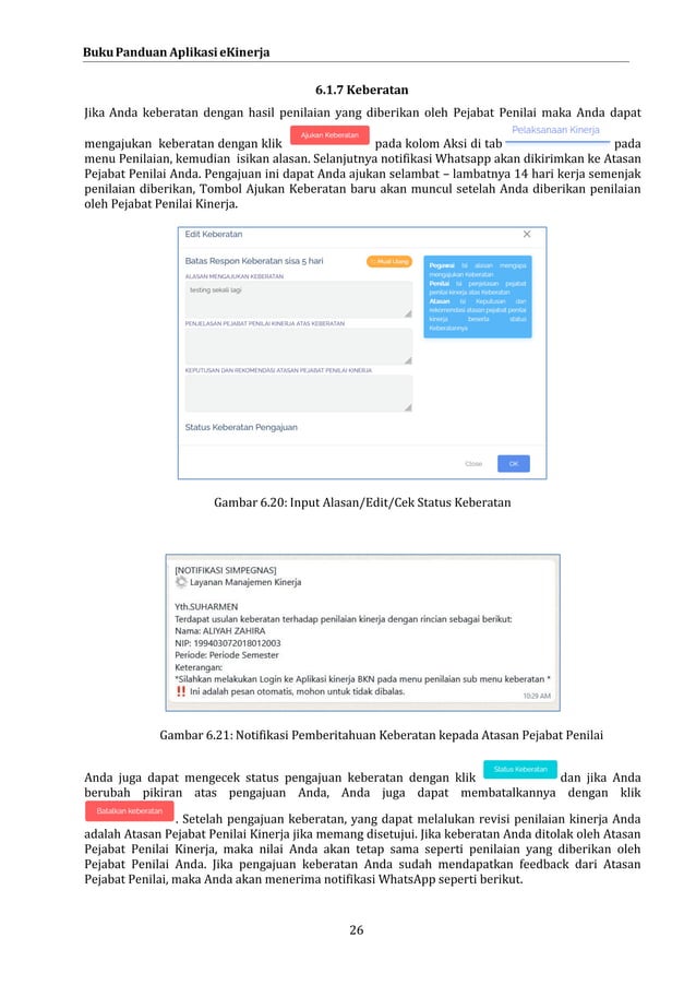 Buku Panduan Aplikasi eKinerja | PDF