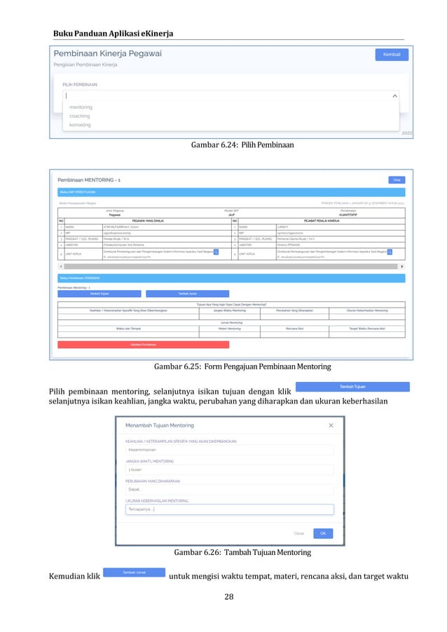 Buku Panduan Aplikasi eKinerja | PDF