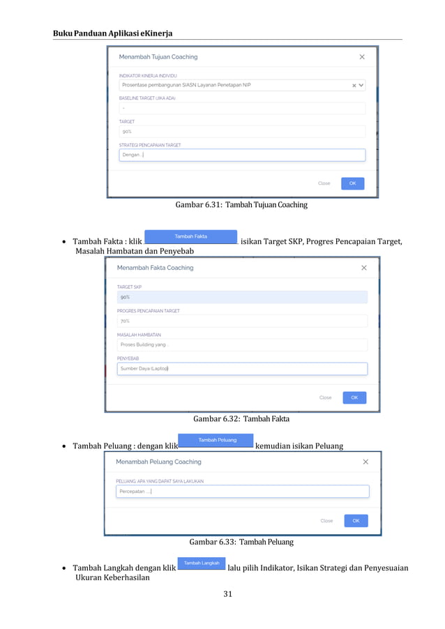 Buku Panduan Aplikasi eKinerja | PDF