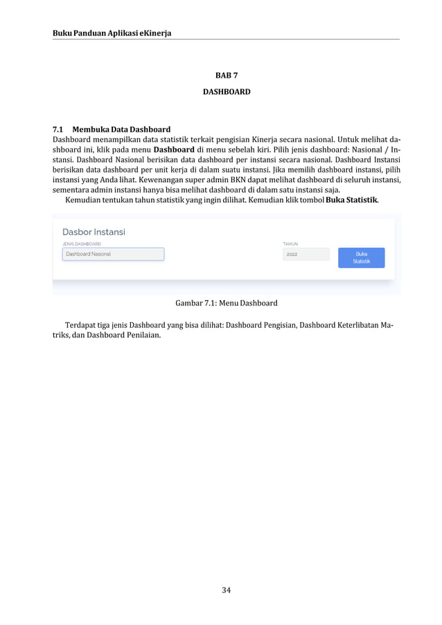 Buku Panduan Aplikasi eKinerja | PDF