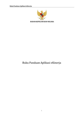 Buku Panduan Aplikasi eKinerja | PDF
