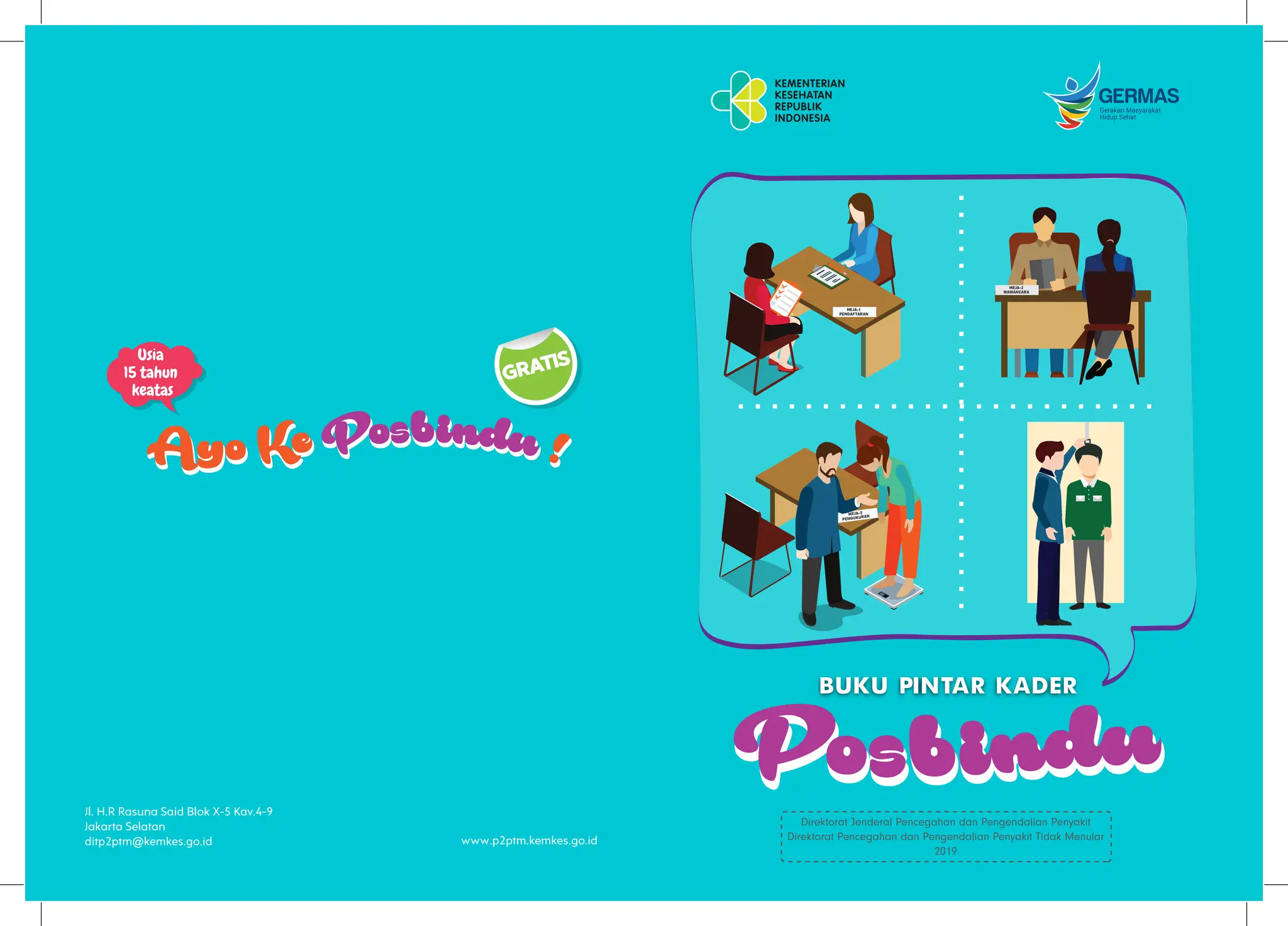 Buku-pintar-kader posbindu puskesmas skj | PDF